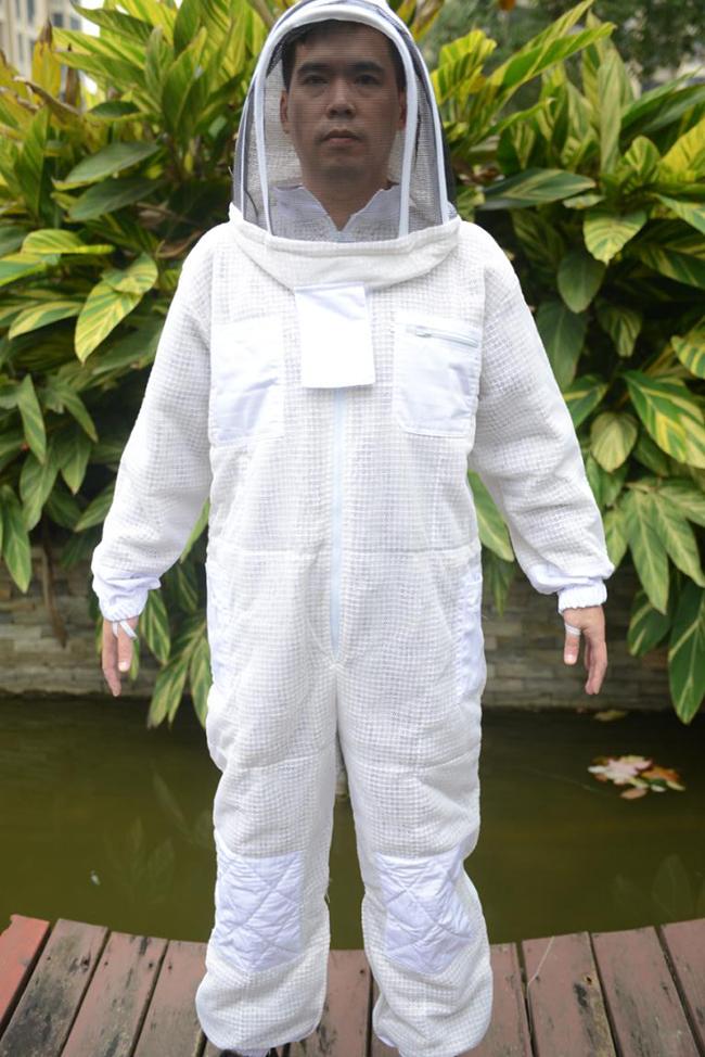 Beekeeping Protective Clothing Three Layer Ventilated clothes Suit with ...