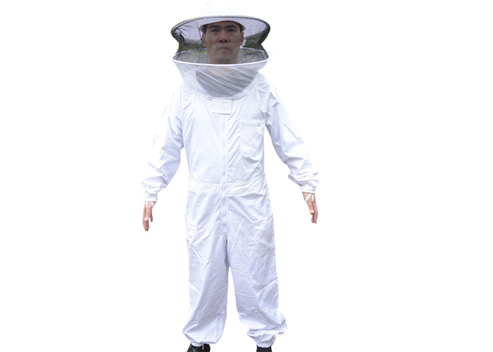 Cotton And Terylene xxl beekeeping protective clothing With Round Veil