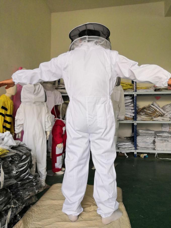 Cotton And Terylene xxl beekeeping protective clothing With Round Veil